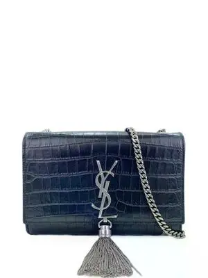 Saint Laurent 2010s Kate Tassel Shoulder Bag - Black