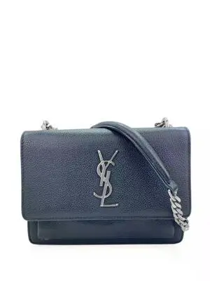 Saint Laurent 2010s Sunset Shoulder Bag - Black