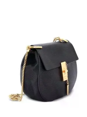 Chloé Drew Leather Small Crossbody Bag - Black