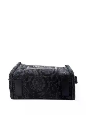 Versace Athena Convertible Barocco Jacquard Small Tote Bag