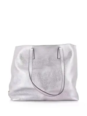Prada Front Pocket Vitello Daino Medium Tote Bag