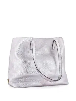 Prada Front Pocket Vitello Daino Medium Tote Bag