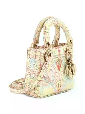 Dior Lady Embroidered Calfskin Mini Satchel