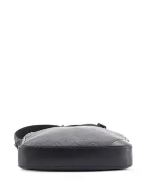 LOUIS VUITTON Duo Messenger Bag Monogram Shadow Leather - Black