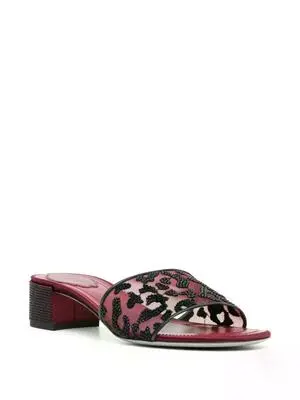 Rene Caovilla Allura Leopard-print Sandals