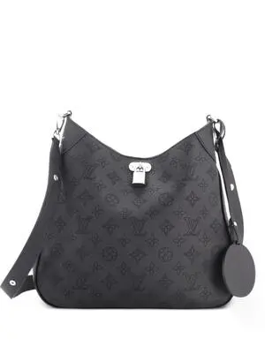 LOUIS VUITTON All Around Mahina Leather Mm Crossbody Bag - Black
