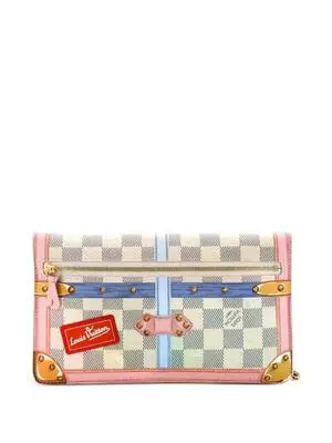 LOUIS VUITTON Louis Vuitton Weekend Pochette Damier Summer Trunks Clutch Bag