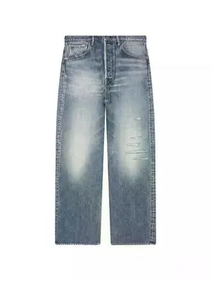 Visvim Social Sculpture 01 Distressed Jeans - Blue