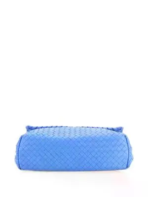 Bottega Veneta Olimpia Intrecciato Nappa Medium Crossbody Bag - Blue