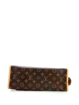 LOUIS VUITTON Popincourt Handle Bag Monogram Canvas Satchel - Brown