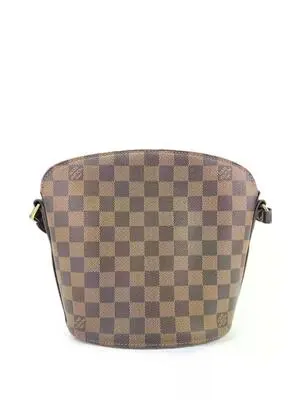 LOUIS VUITTON 2007 Drouot Damier Ebene Shoulder Bag