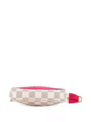 LOUIS VUITTON Pochette Accessoires Limited Edition Damier Mini Clutch Bag