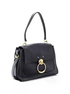 Chloé Faye Day Bag Leather Small Satchel - Black