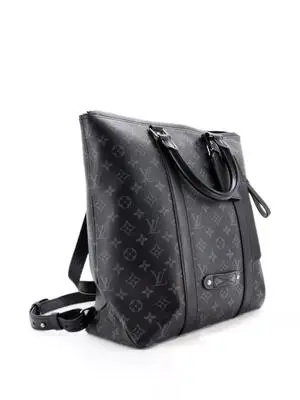 LOUIS VUITTON Backpack Monogram Eclipse Canvas Tote Bag
