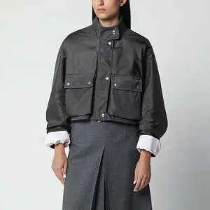 Prada Lead Re-nylon Washed Jacket