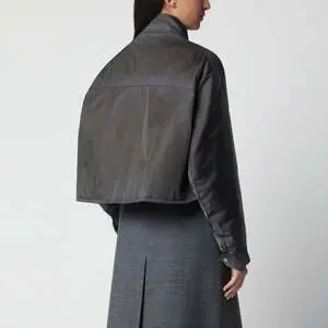 Prada Re-nylon Washed Cropped Jacket