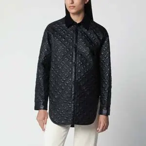 Moncler Padded Overshirt With Corduroy Collar