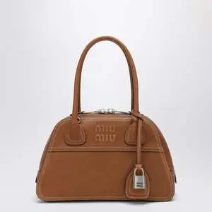 Miu Miu Small Nappa Leather Bag - Brown