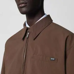 Prada Blouson In Tobacco Technical Fabric