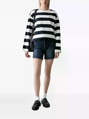 LEVI'S 501 Logo-patch Denim Shorts - Blue