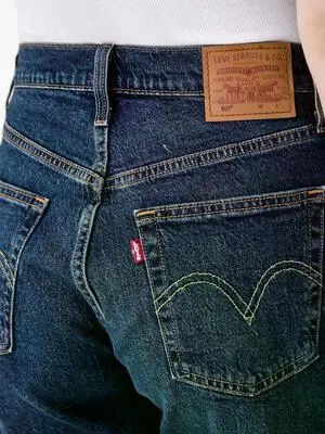 LEVI'S 501 Logo-patch Denim Shorts