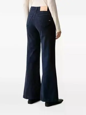 VICOLO Button-detail Flared Jeans
