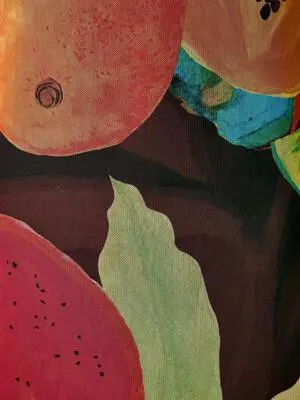 NEVER FULLY DRESSED Fruit-print Mesh Dress