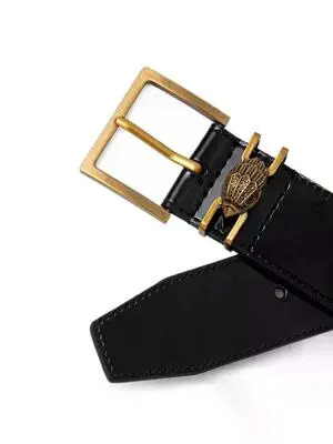 Kurt Geiger Shoreditch Eagle-detail Belt - Black