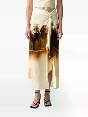 VICOLO Palm-print Knotted Set - Neutrals