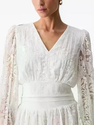 MORGAN Floral-lace Blouse