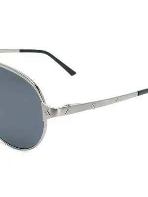 Cartier Santos Pilot-frame Sunglasses