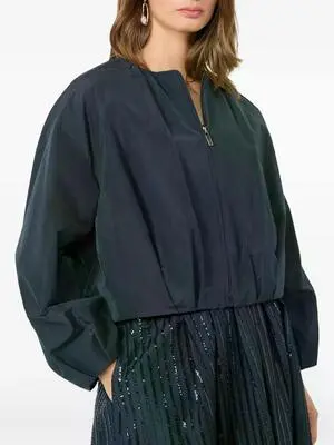 Max Mara Cropped Zip-up Jacket