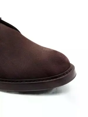 DOUCAL'S Lace-up Suede Ankle Boots