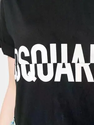 Dsquared2 Logo Print Crew Neck T-shirt