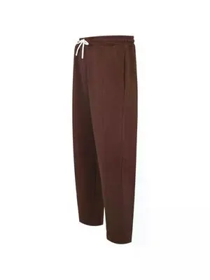 EXIT SOCIETY Drawstring-waist Embroidered Track Pants