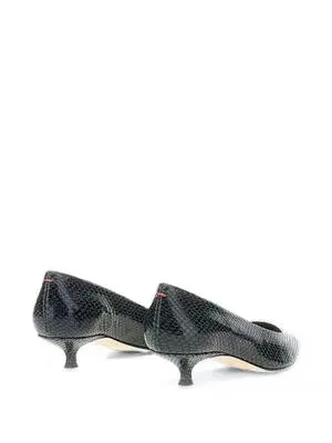 AeydĒ Snake-print Ultra-pointed Pumps