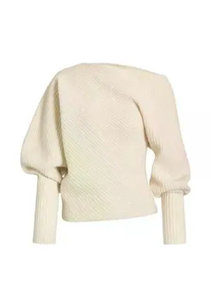 Alberta Ferretti Puff-sleeve Sweater - Neutrals
