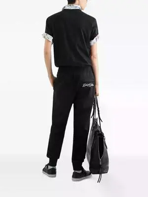 Dolce & Gabbana Jersey Trousers With Patch