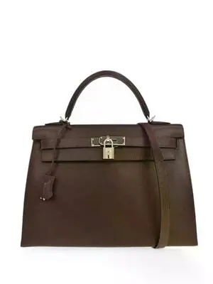 Hermès 2006 Kelly 32 Sellier Tote Bag - Brown