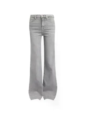 7 For All Mankind Flared Jeans - Grey