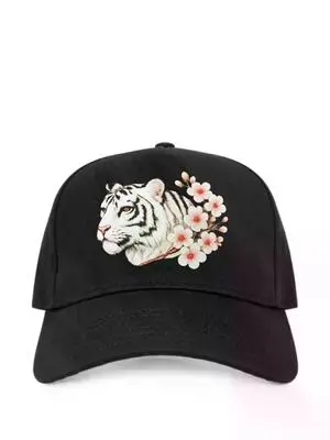 MELT Tiger-print Baseball Cap - Black