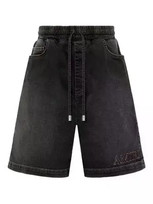 Amiri Drawstring Five-pocket Short - Black