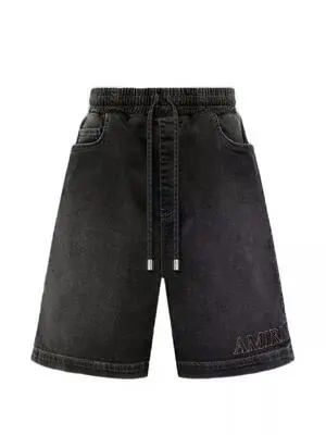 Amiri Drawstring Five-pocket Shorts - Black