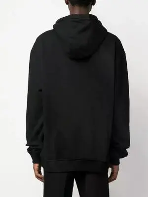 LES HOMMES Logo Star-print Drawstring Hoodie