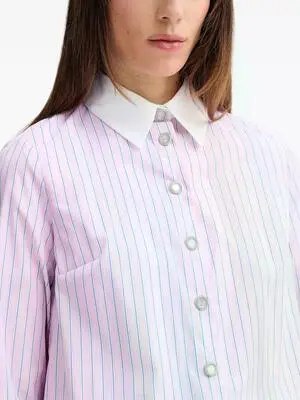 MORGAN Striped Button-up Shirt