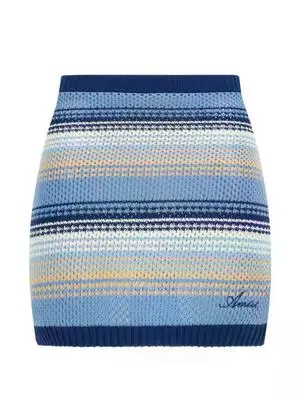Amiri Striped Mini Skirt