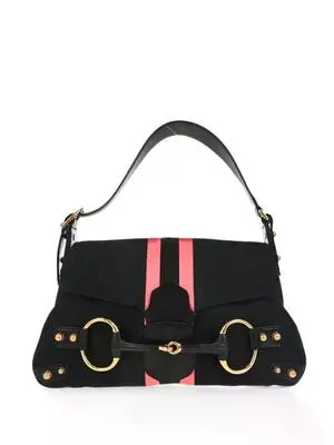 Gucci 1990-2000s Horsebit Tote Bag - Black