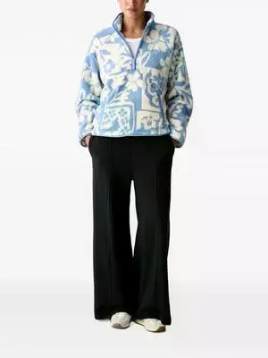 Rip Curl Floral-print Sweater - Blue