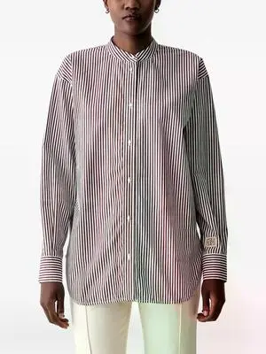 MOS MOSH Striped Long-sleeve Shirt