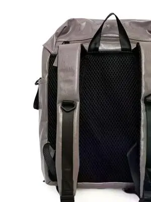 Rains Valera Buckle-fastening Logo-patch Backpack - Grey